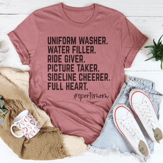 Uniform Filler Ride Giver Tee Mauve S Peachy Sunday T-Shirt - Walmart.com