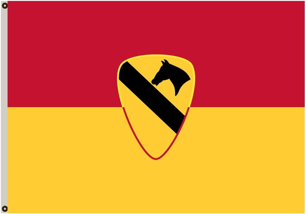 Uniformed Services Army Banner The 1st Cavalry Division Flag 5x8ft ...