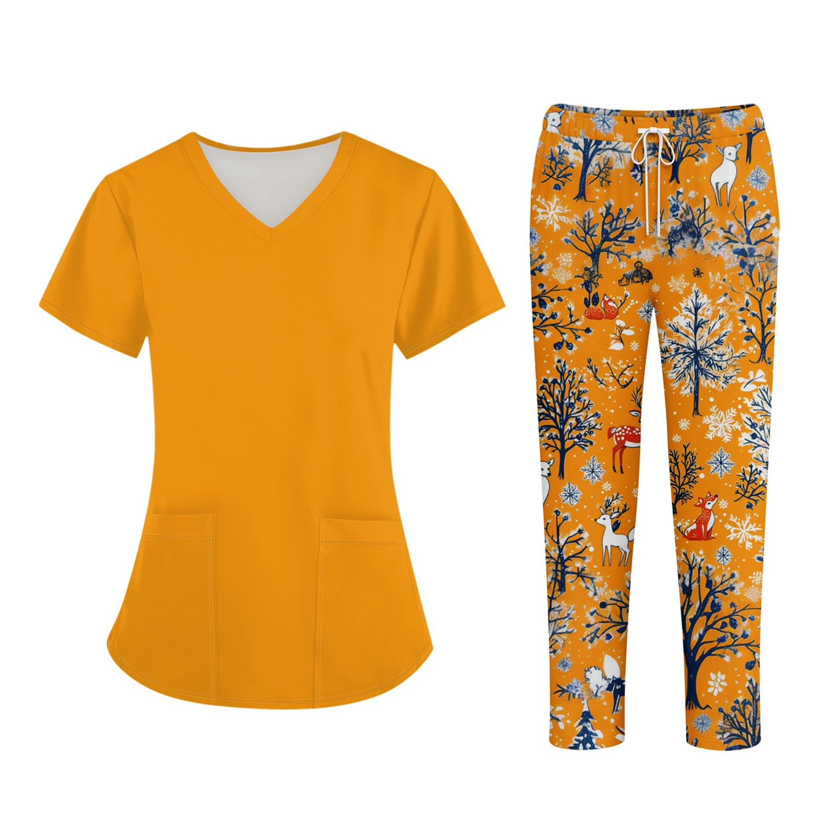 Uniformes Medicos Hombre,Scrubs For Women Set Short Sleeve Animal ...