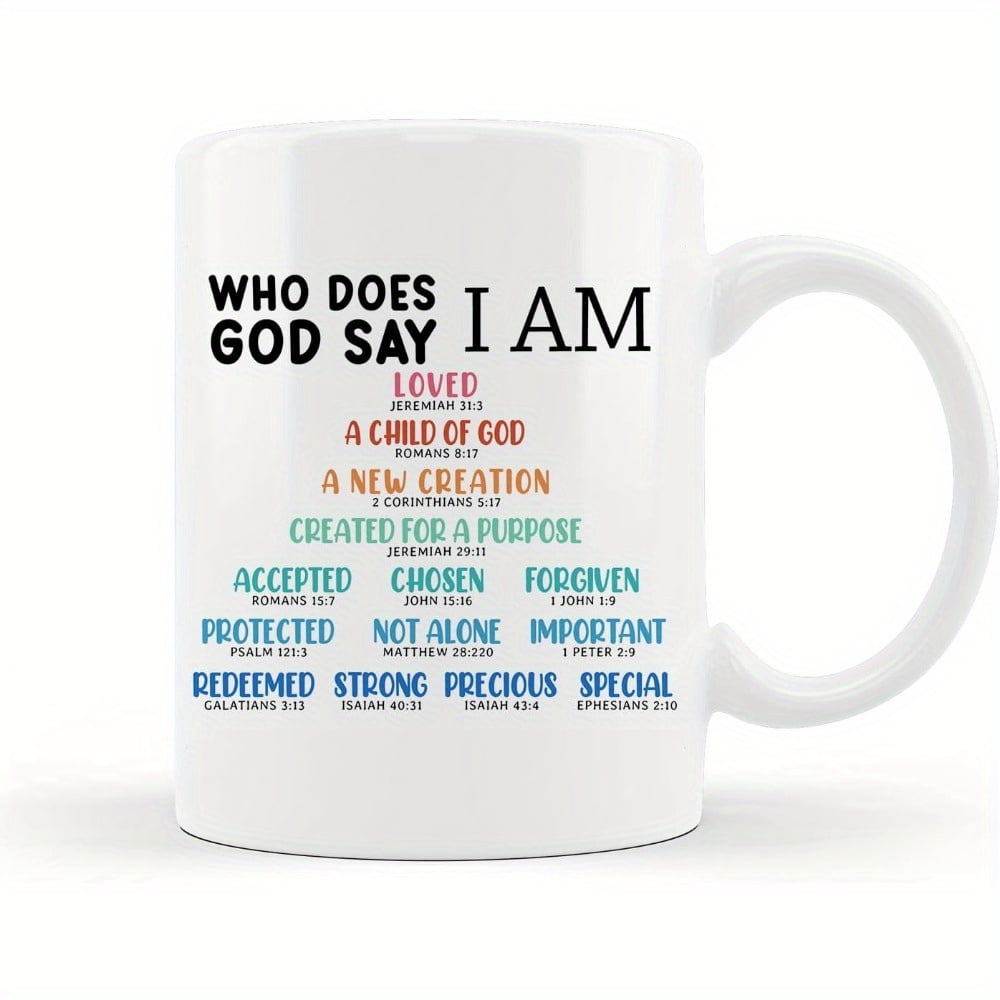 Unifury Personalized Christian Ceramic Coffee Mug - Insulated Religious ...