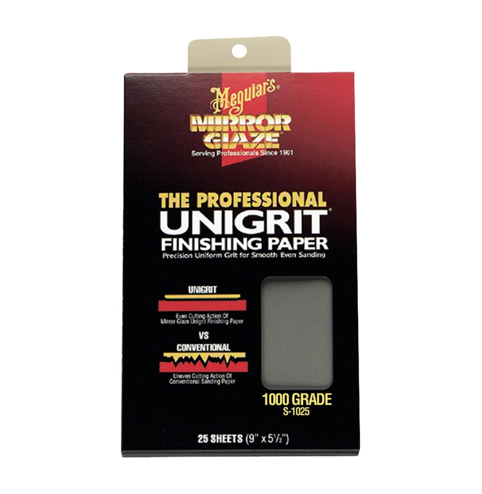 Unigrit Finishing Paper - 1,000 Grit - Pro Wet/Dry Sandpaper, Fast and ...