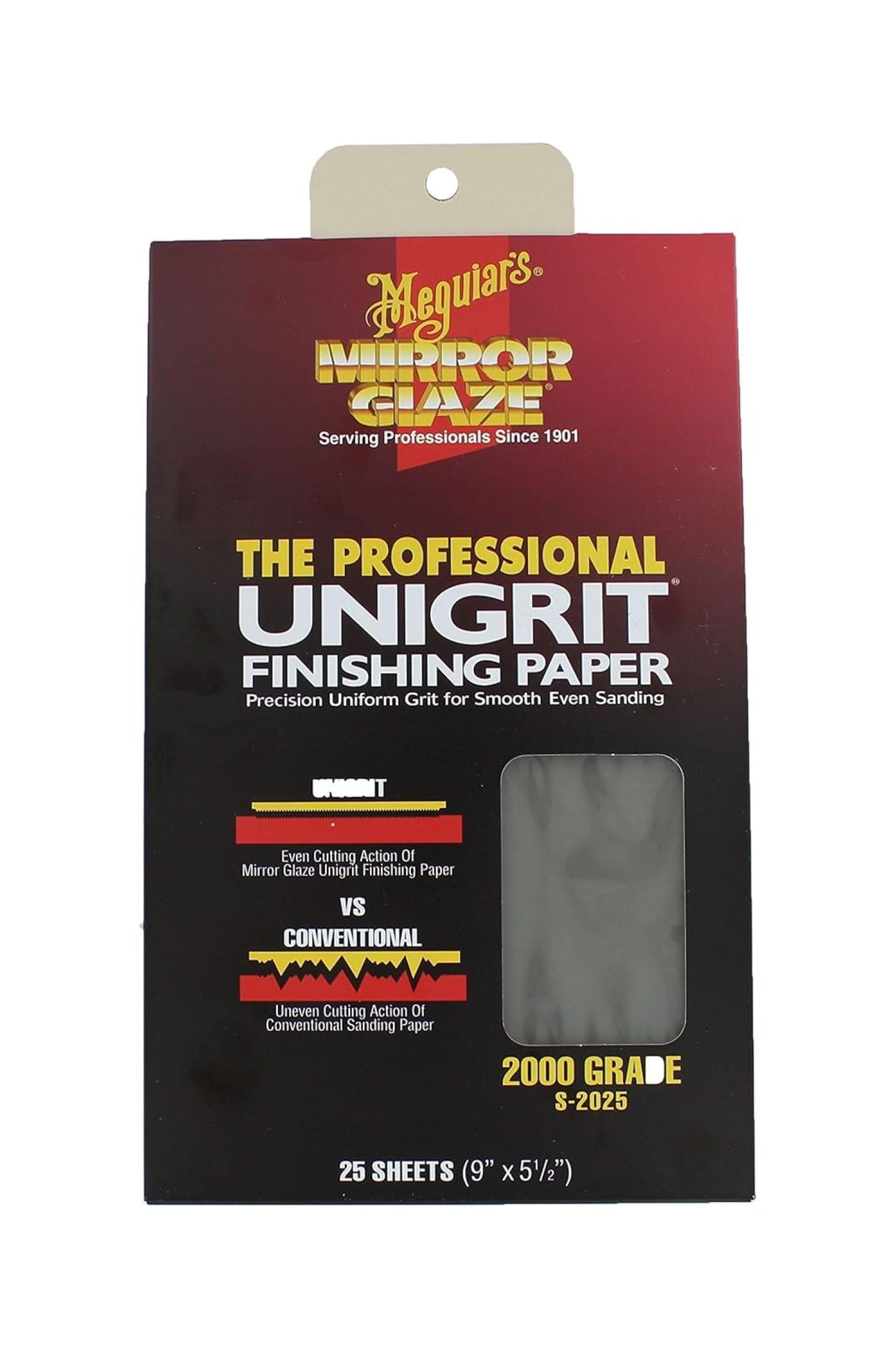 Unigrit Finishing Paper - 2,000 Grit - Pro Wet/Dry Sandpaper, Fast and ...