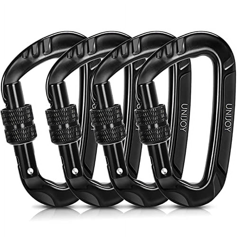 Unijoy Carabiner - Locking Caribeaner Clip: Heavy Duty Carabiner Clips ...
