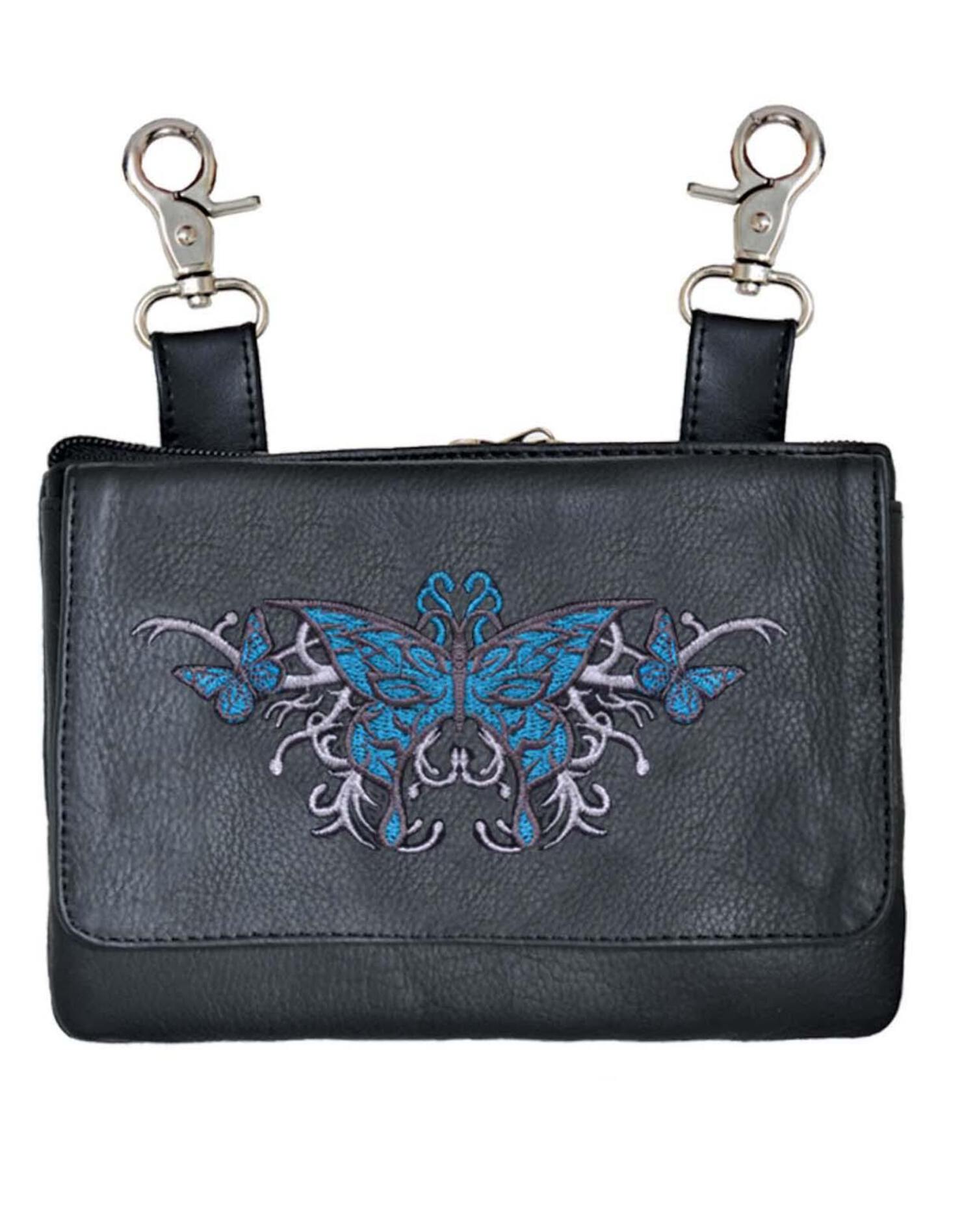 Unik International Ladies Leather Clip on Bag - Walmart.com