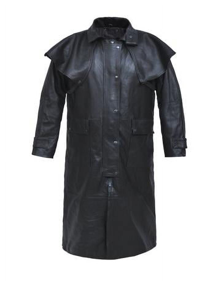 Unik International Mens Premium Leather Duster - Walmart.com