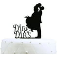 Unik Occasions Mr And Mrs Kissing Couple Silhouette Acrylic Wedding