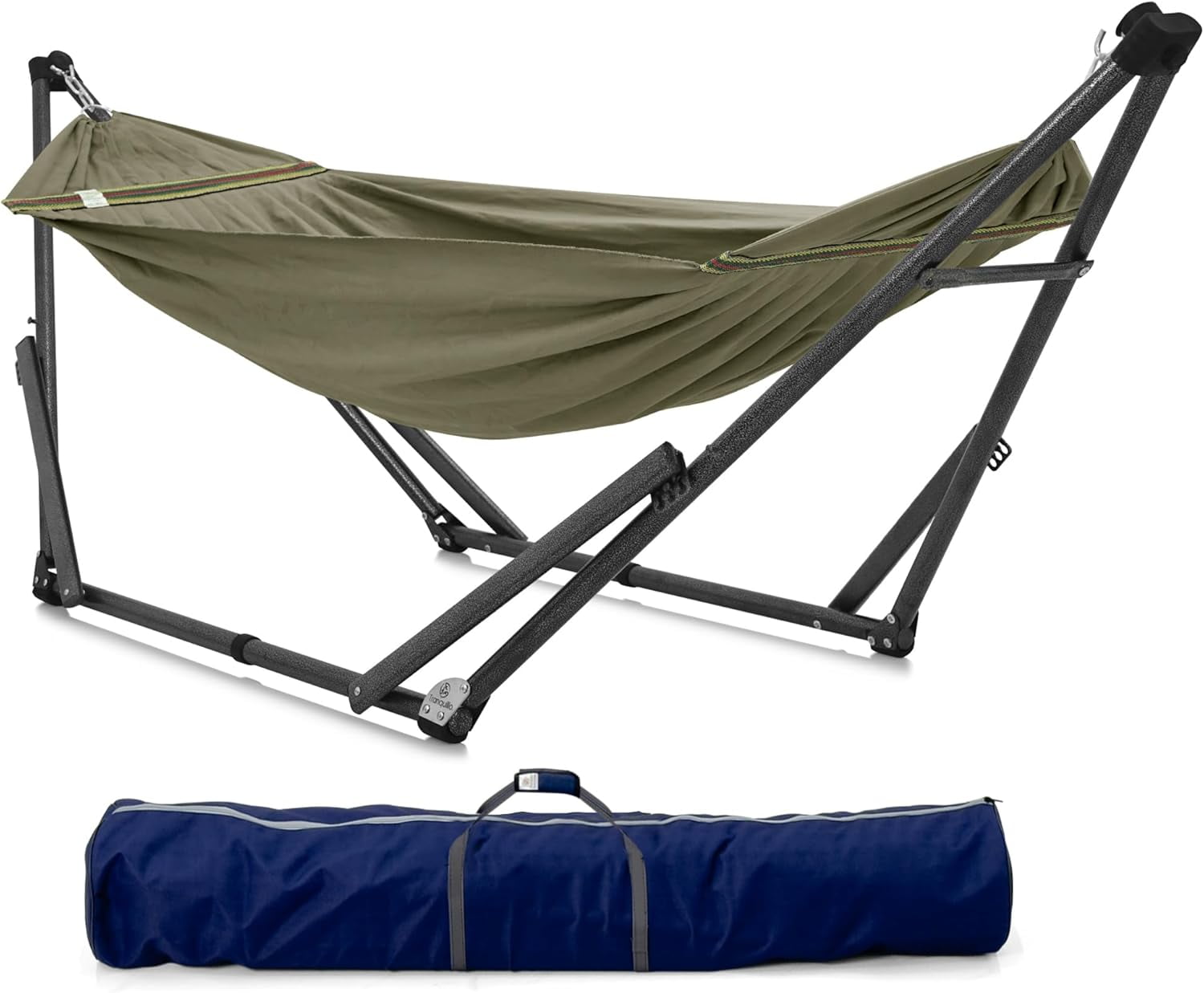 Uniki Collapsible Hammock Stand, Folding Camping Hammock with Stand ...