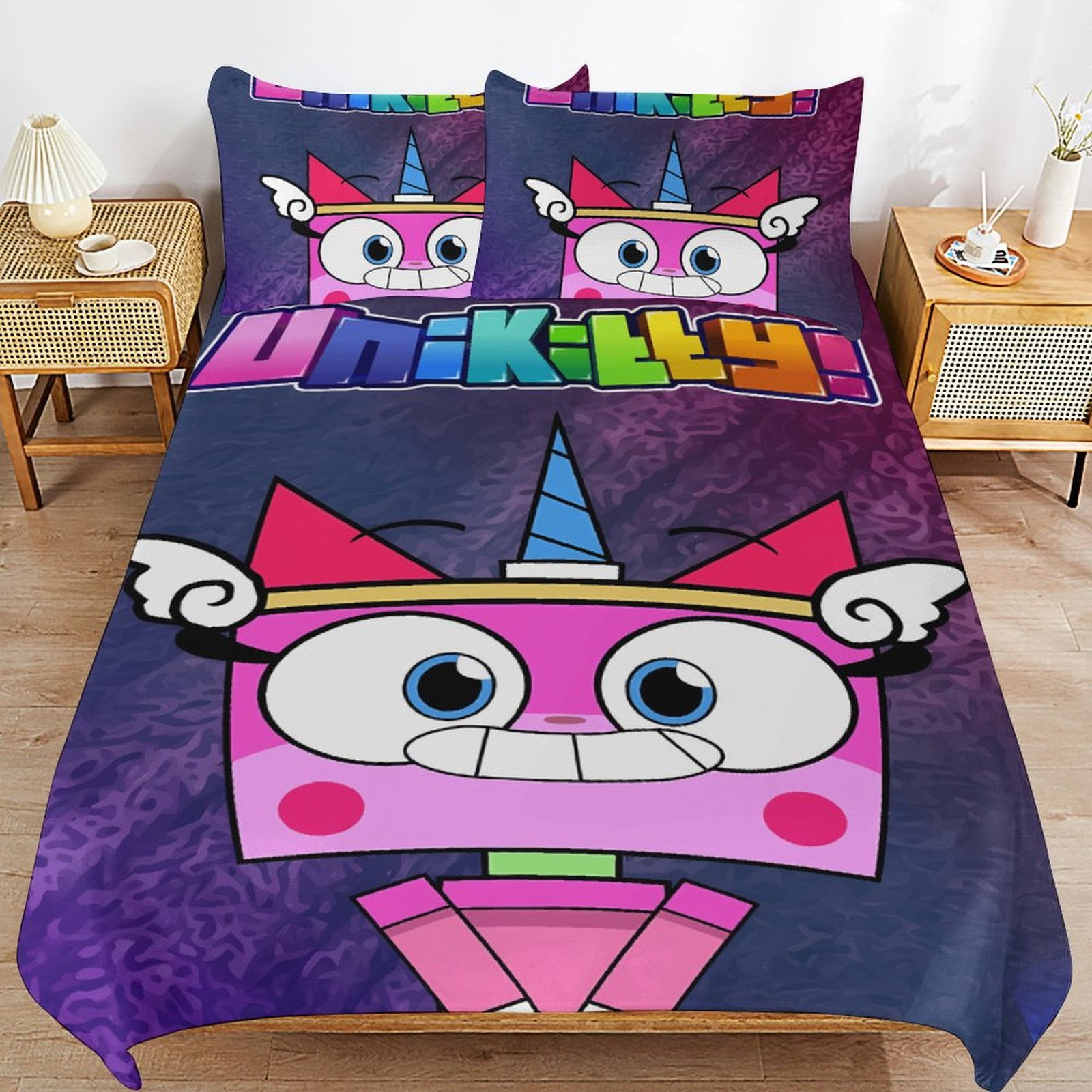 Unikitty! Bed Duvet Cover Microfiber Bedding Sets 3D Printed ...