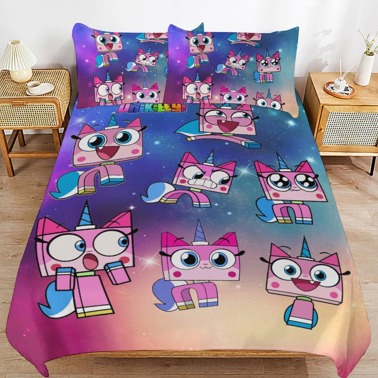 Unikitty! Bed Duvet Cover Microfiber Bedding Sets 3D Printed ...