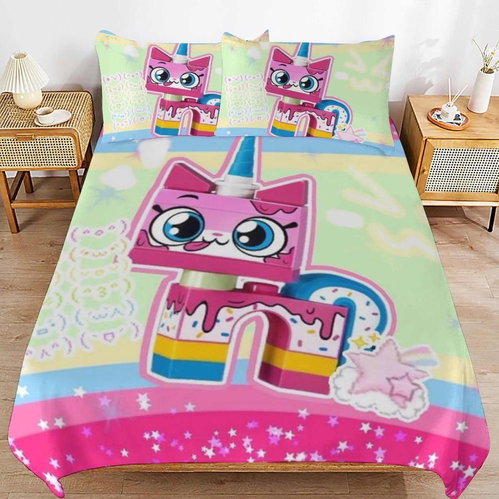Unikitty! Bed Duvet Cover Microfiber Bedding Sets 3D Printed ...