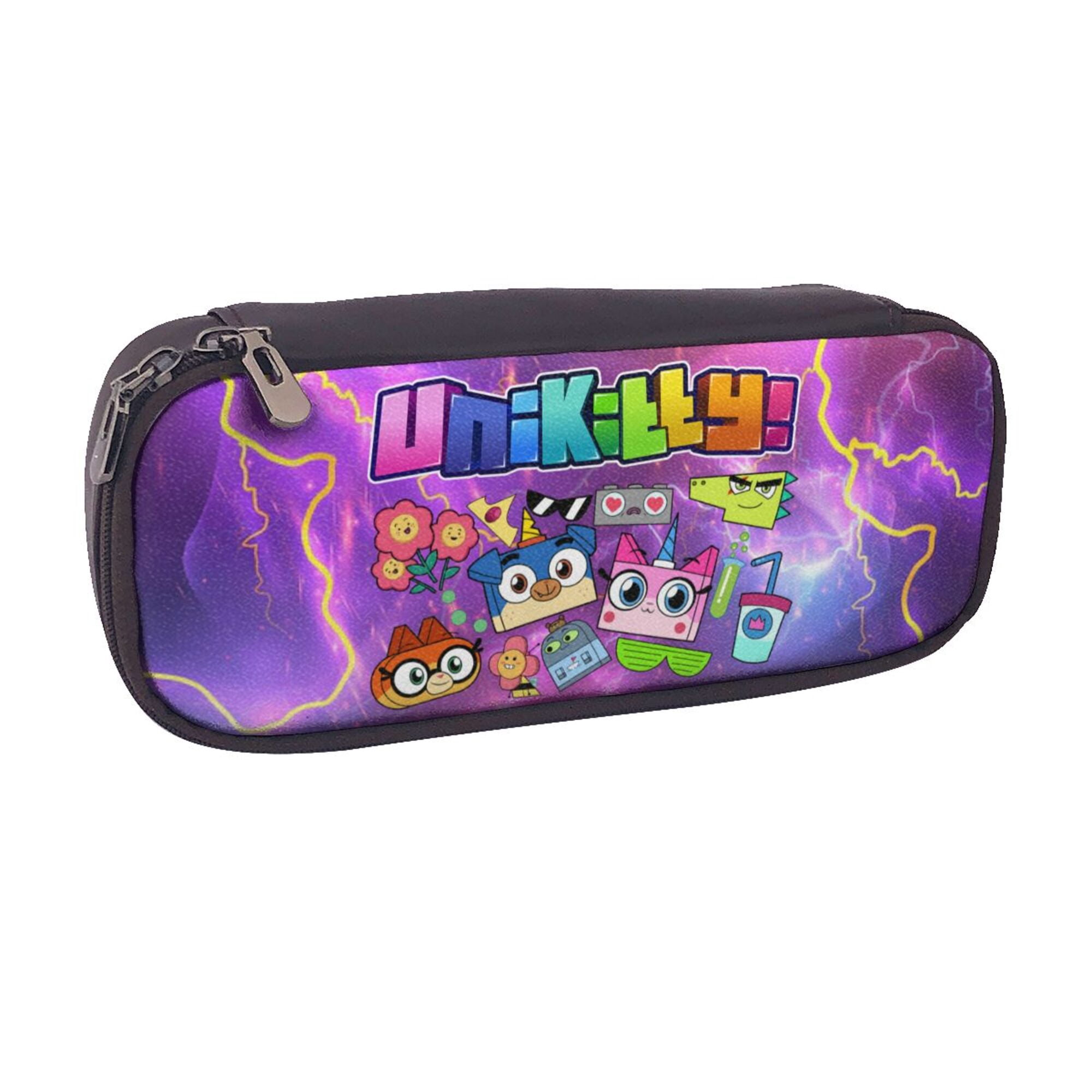 Unikitty! Leather Pencil Case Large Capacity Pencil Bag Funny ...