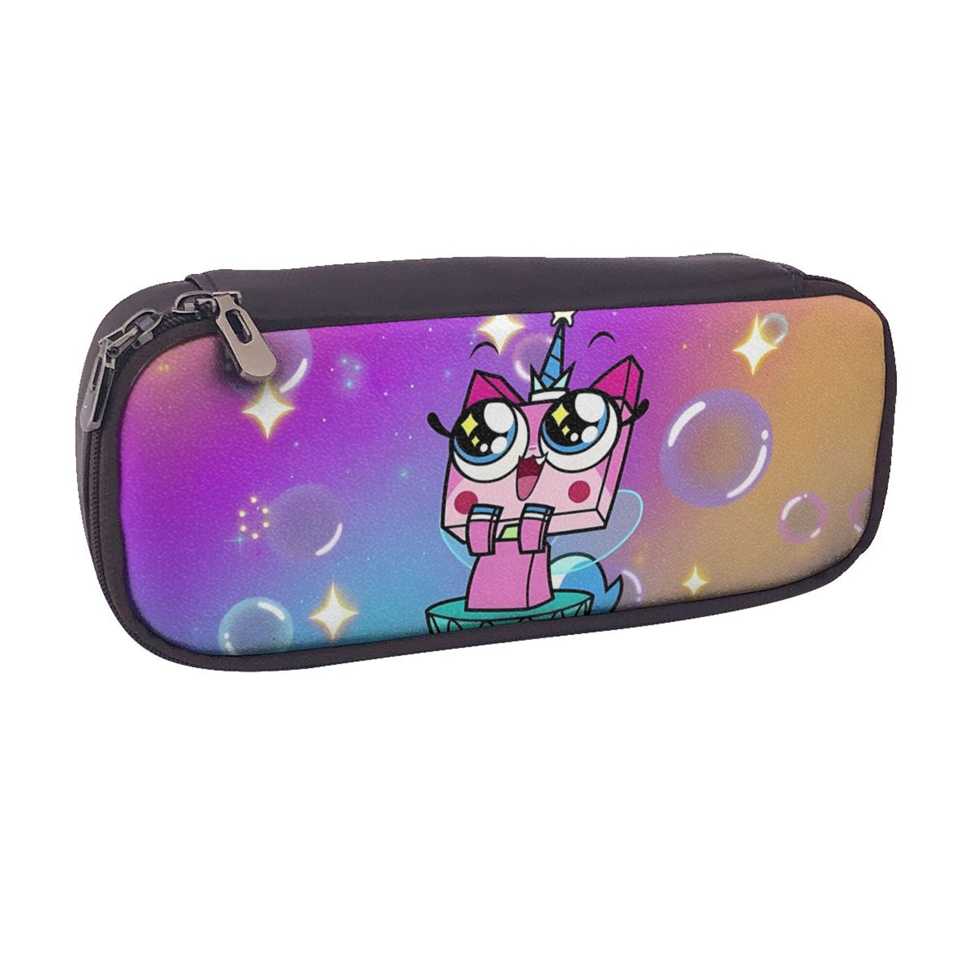 Unikitty! Leather Pencil Case Large Capacity Pencil Bag Funny ...