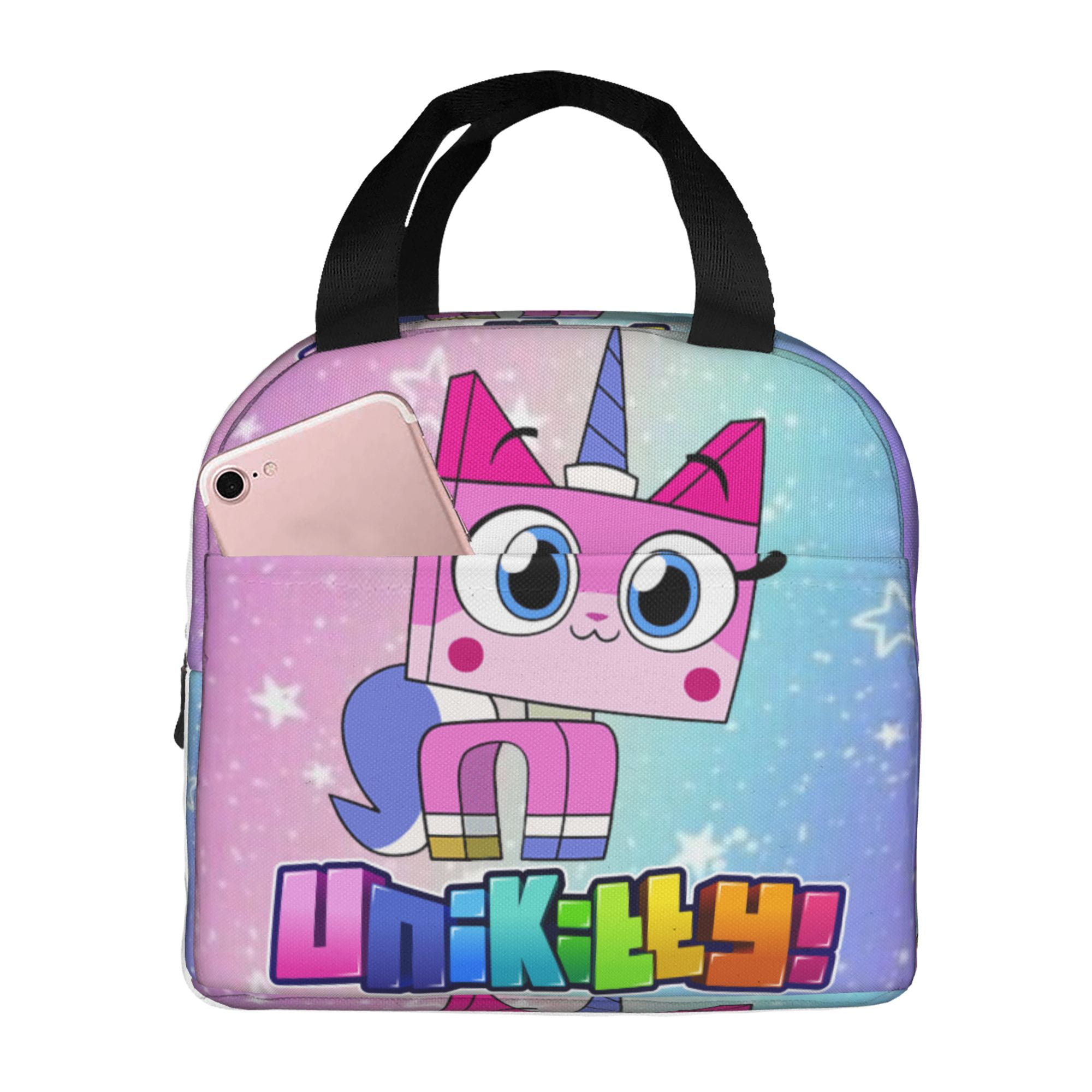 Unikitty! Lunch Bag Tote Bag Insulated Lunch Box Picnic Beach Fishing ...