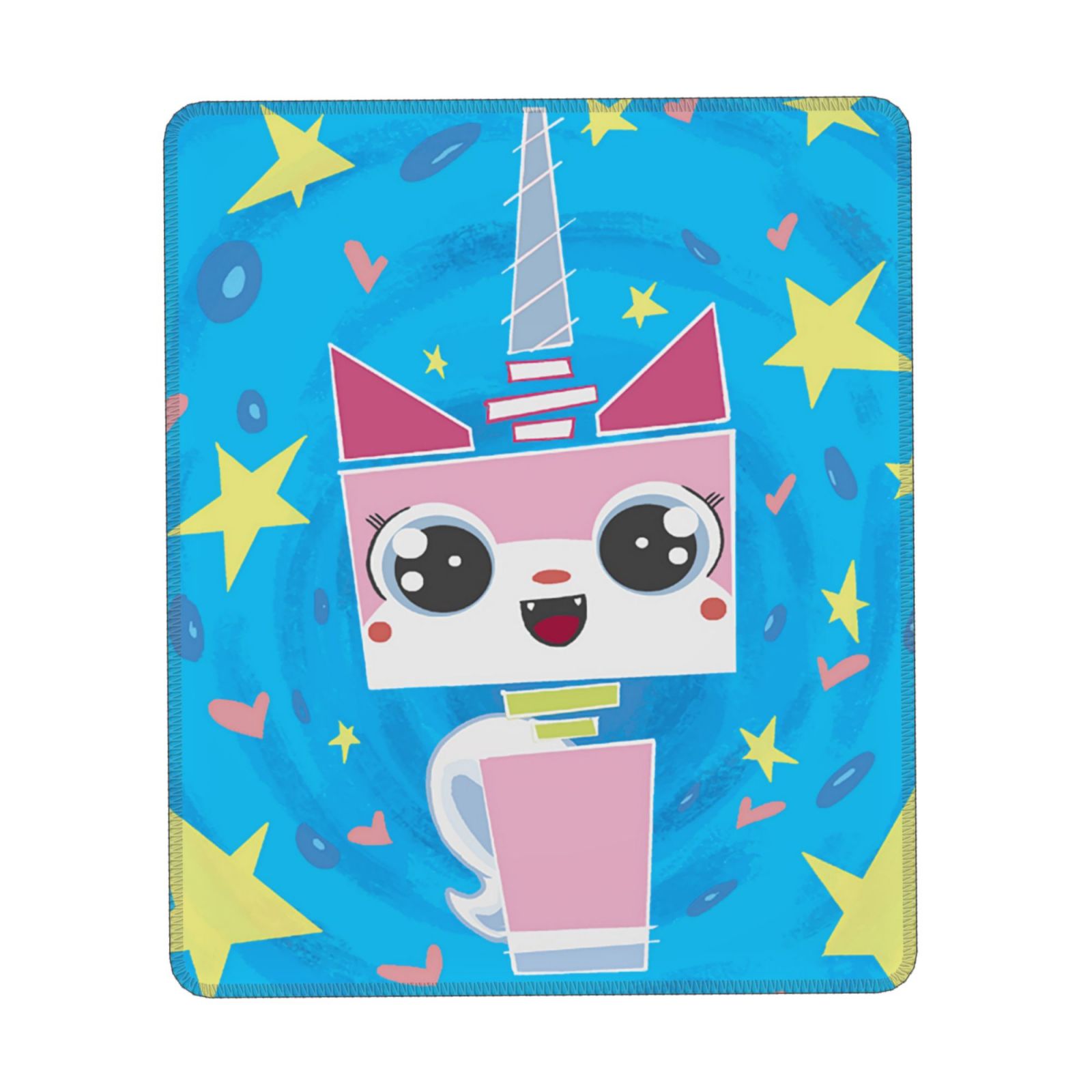 Unikitty Mouse Pad Personalized Gaming Mouse Mat With Stitched Edge Non ...