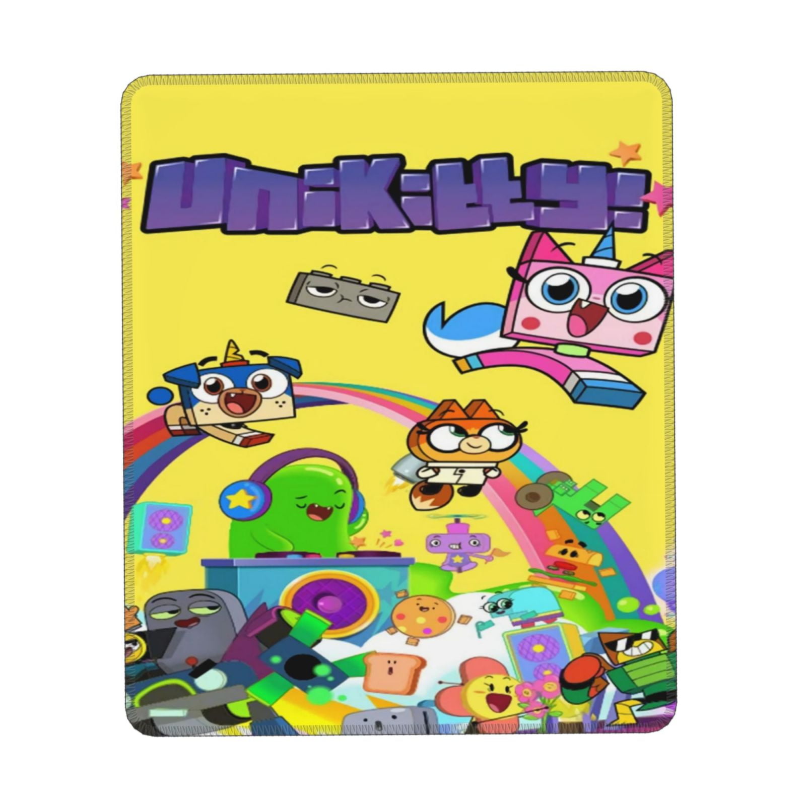 Unikitty Mouse Pad Personalized Gaming Mouse Mat With Stitched Edge Non ...