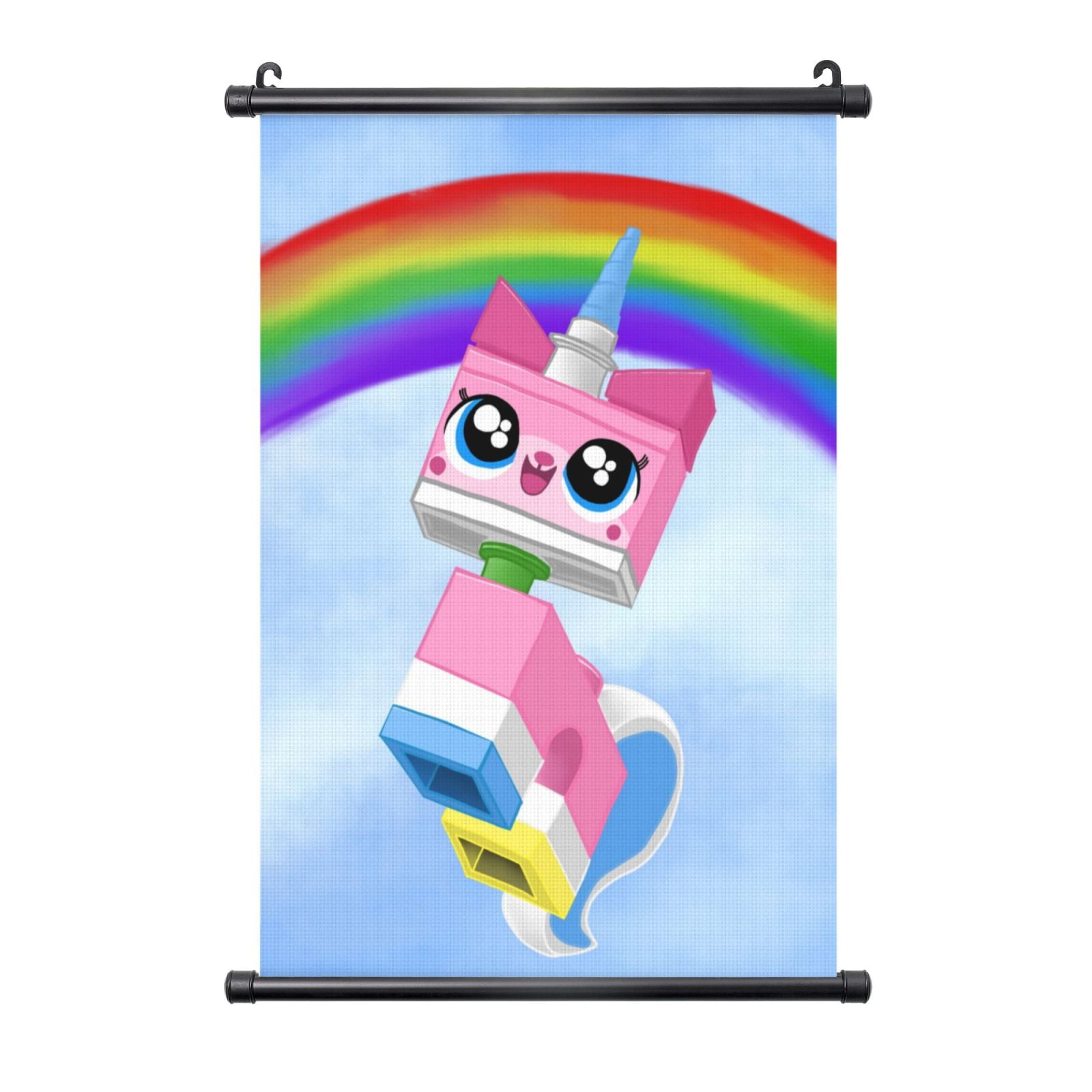 Unikitty Poster Aesthetic Canvas PVC Shaft Wall Art Hanging Hanger ...