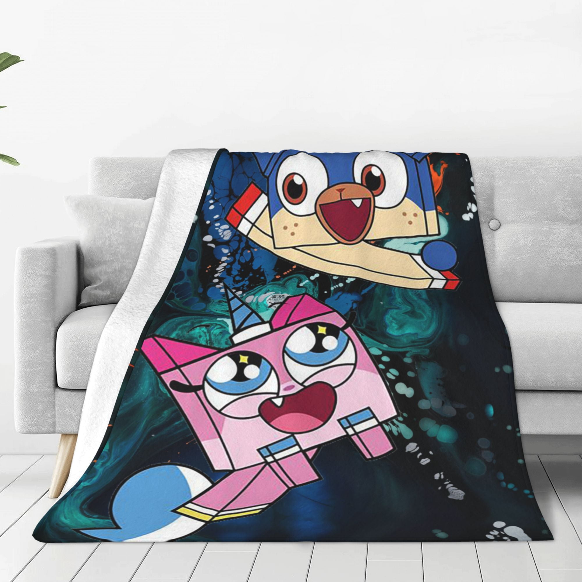 Unikitty Soft Lightweight Bed Blankets Plush Fuzzy Cozy Blanket ...