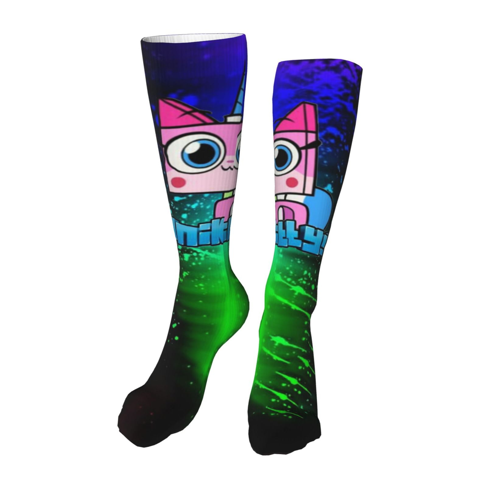 Unikitty Unisex Long Knee Thigh Compression Crew Socks Men Women Casual ...