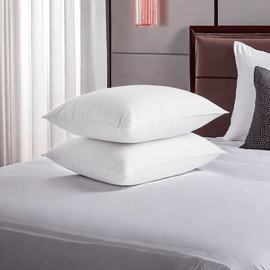 Unikome Goose Feather Down Pillows Set of 2,Pillow Inserts with 100% ...