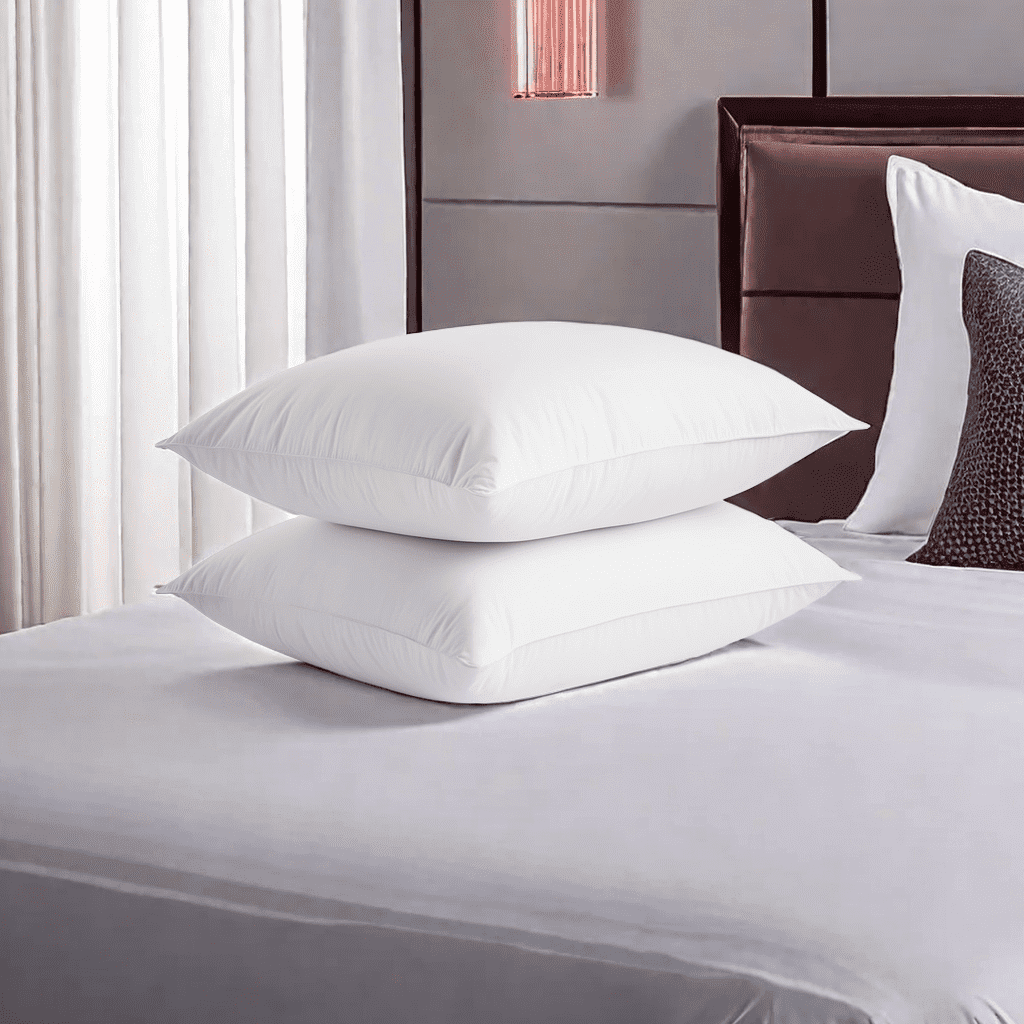 Unikome Goose Feather Down Pillows Set of 2,Pillow Inserts with 100% ...