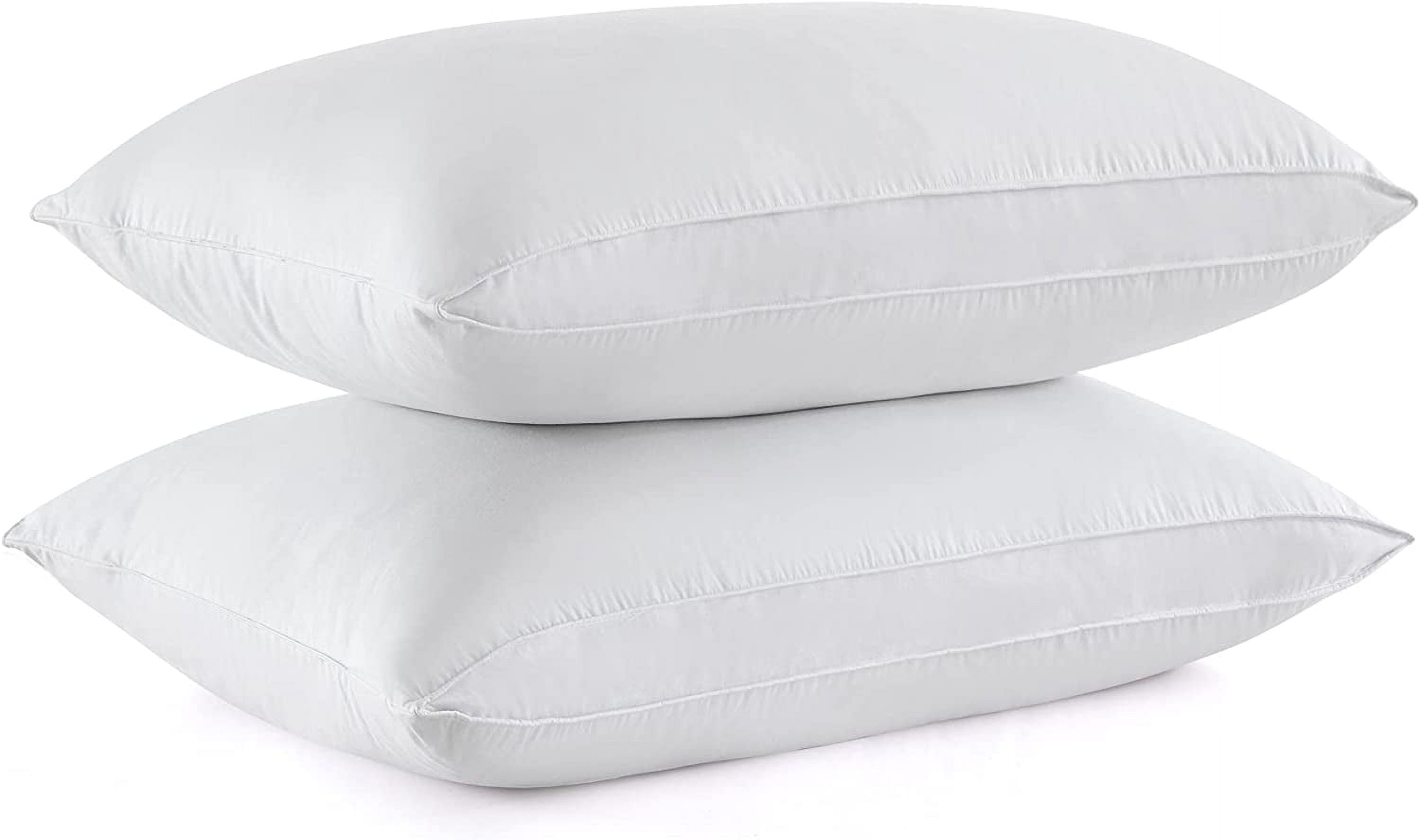 Free Shipping! Unikome King Size Goose Down Pillows, Set of 2, Firm ...