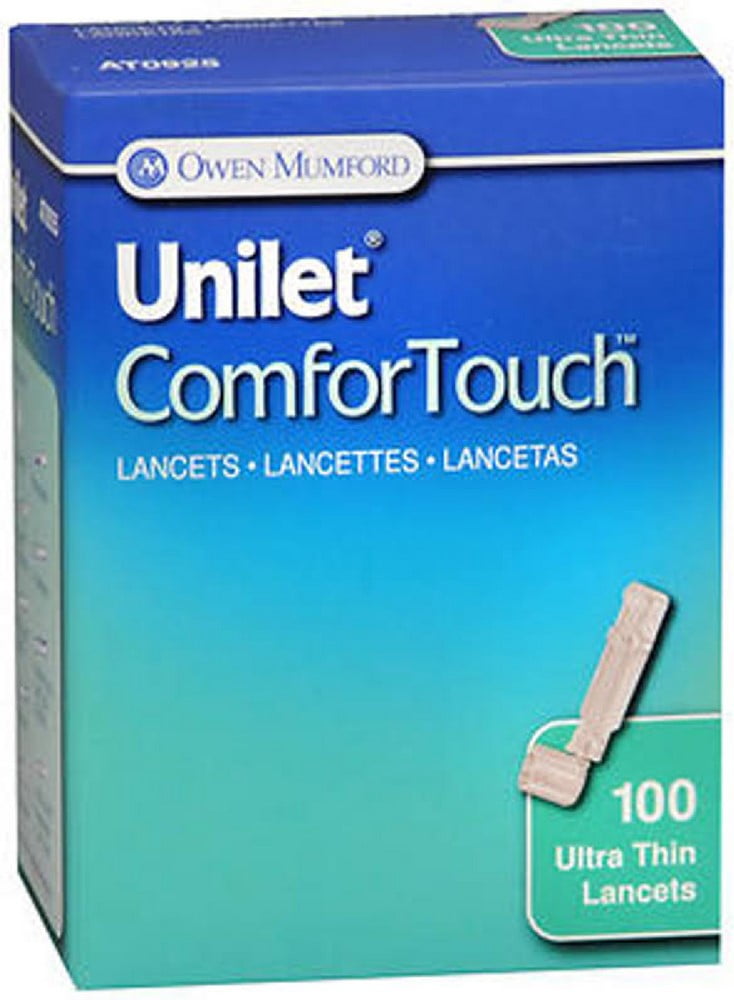 Unilet Comfor ouch Ultra Thin Lancets 100 ea (Pack of 4) - Walmart.com