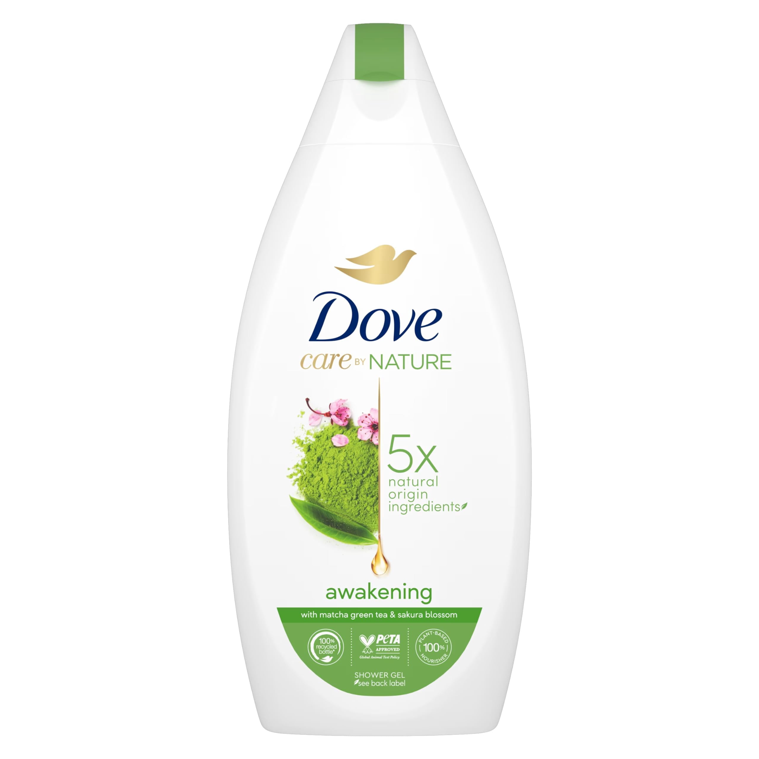 Unilever Dove Care By WHF2 Nature Awakening Shower Gel, with Green Tea ...