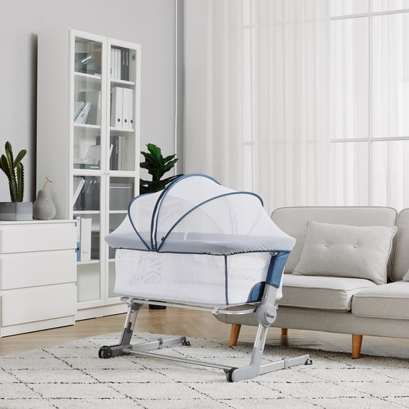 Unilove Hug Me Plus Bedside Sleeper & Portable Bassinet with Net ...