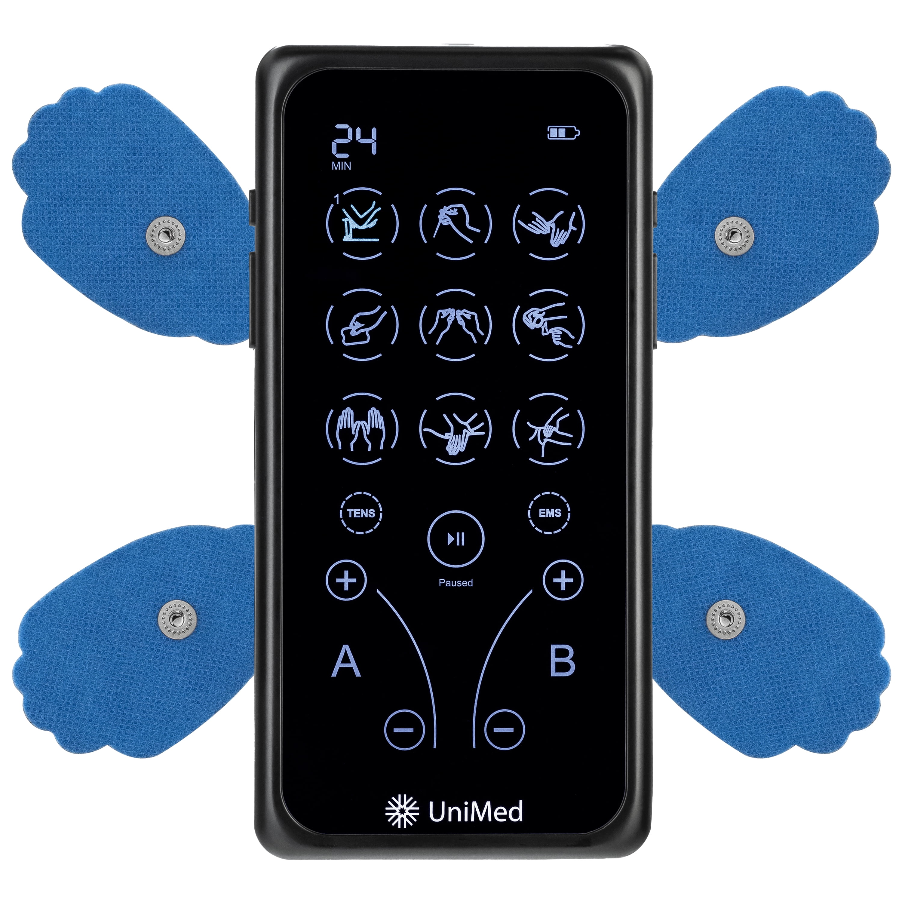 Unimed Touch Screen Tens Unit Muscle Stimulator Dual Channel ...
