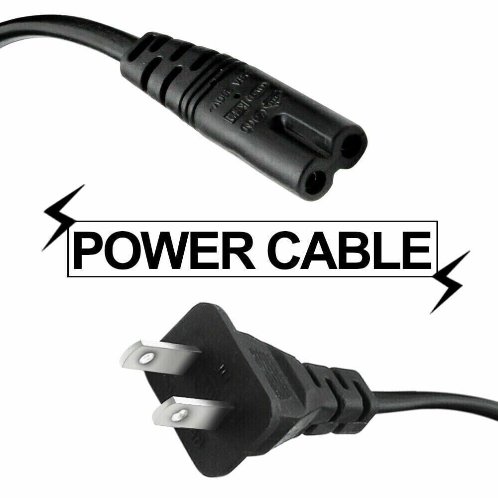 Uninex PS04, 6ft (1.83m) Universal Replacement Power Cord 18/2 AWG 125V ...