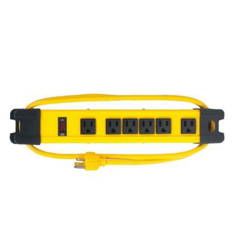 Uninex PS17U - 6 Outlet Metal Heavy Duty Power Strip - Walmart.com