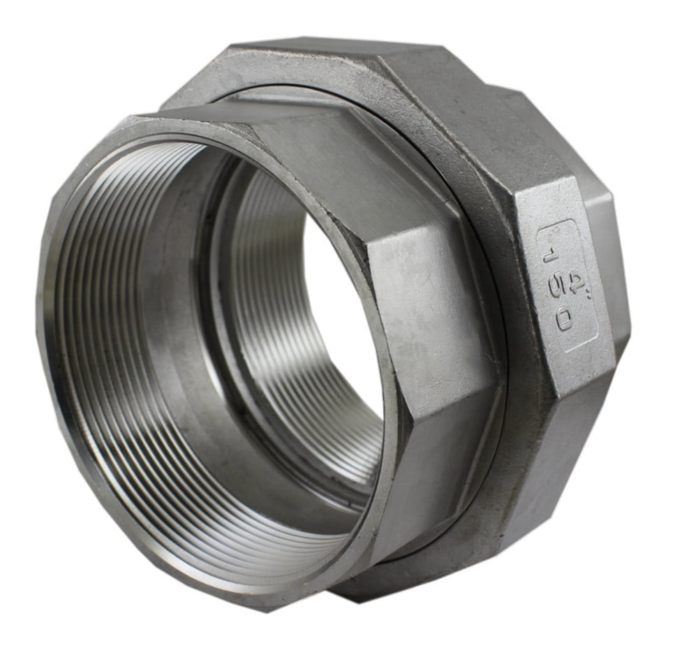 Union 4" Female Ports Stainless Steel Pipe Fitting - Walmart.com