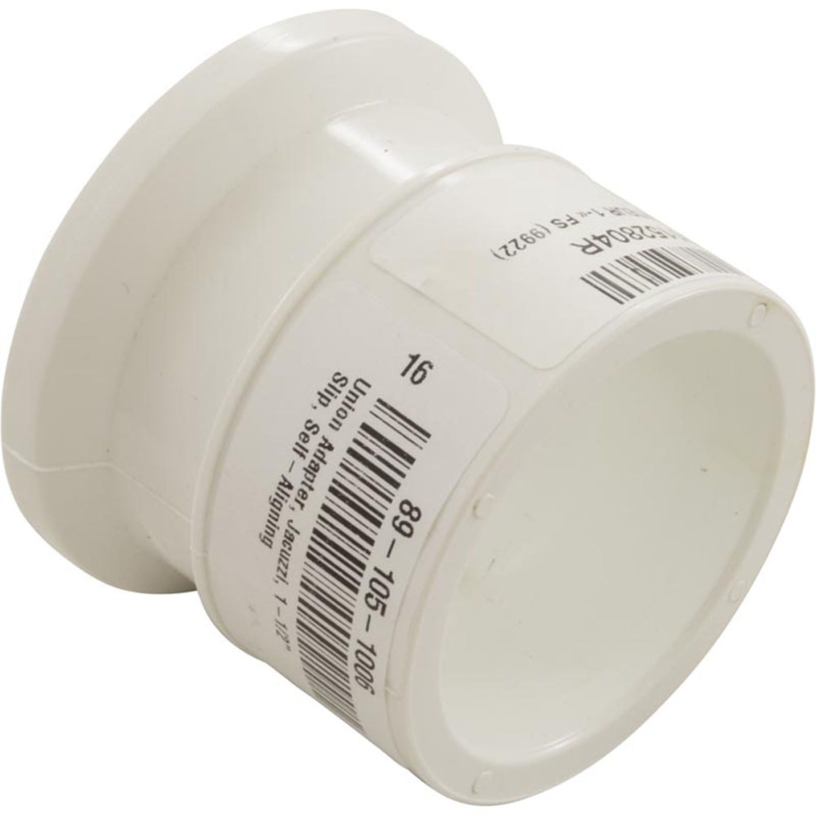Union Adapter, Jacuzzi, 1-1/2" Slip, Self-Aligning - Walmart.com
