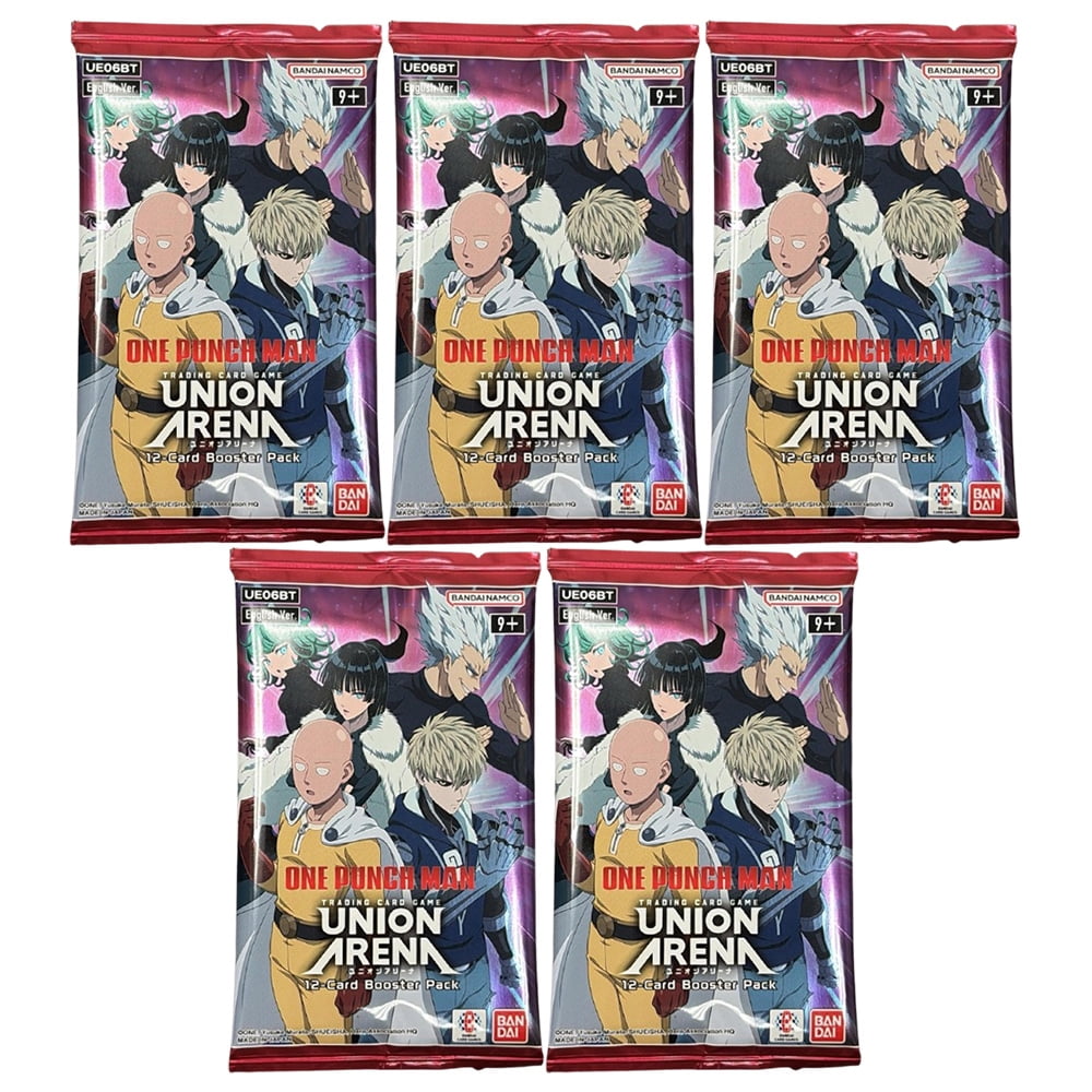 Union Arena English TCG - One Punch Man UE06BT - BOOSTER PACKS [5 Pack ...