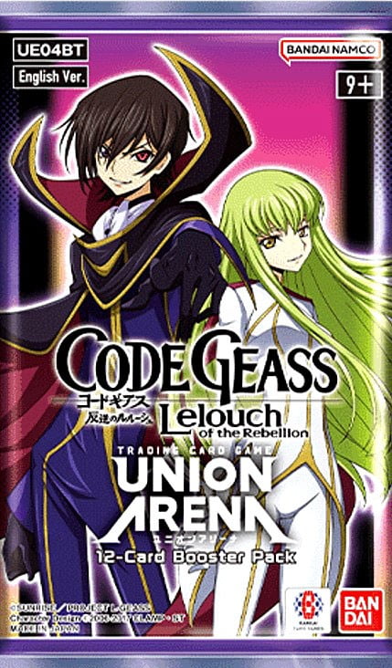 Union Arena TCG Code Geass: Lelouch of the Rebellion Booster Pack (12 ...
