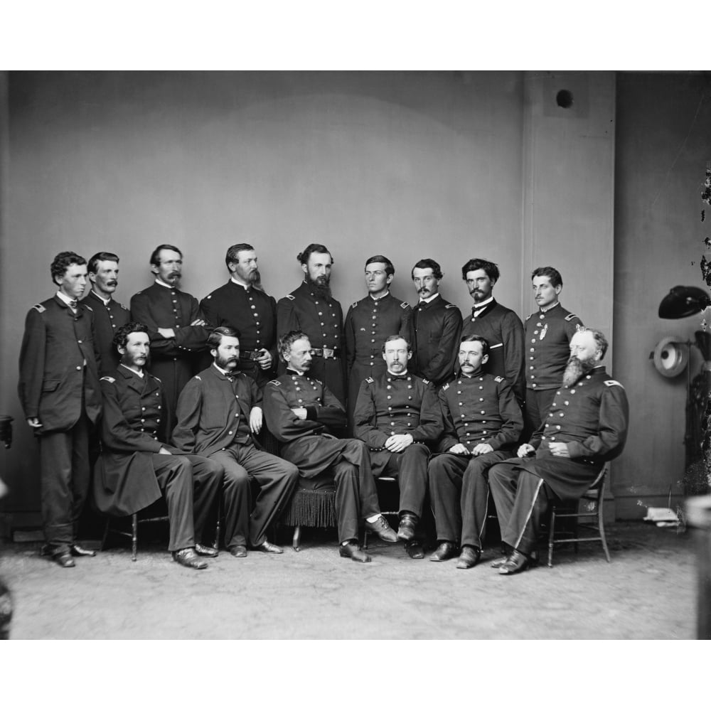 Union Army Officers. Nunion Army General Henry Warner Slocum With His ...