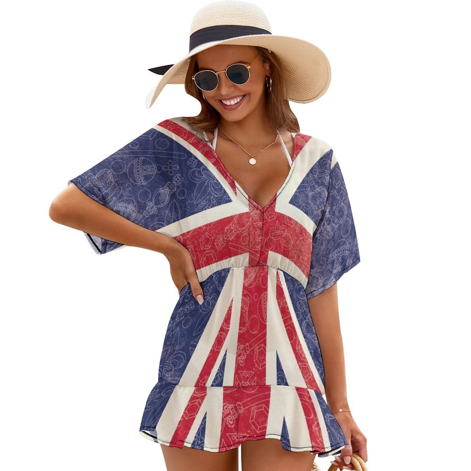 Union Flag Cover Ups women evening dress summer dress women 2024 luxury ...