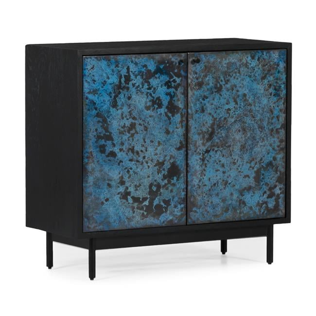 Union Home BDM00146 36 in. Modern 2 Door Cabinet, Blue - Walmart.com