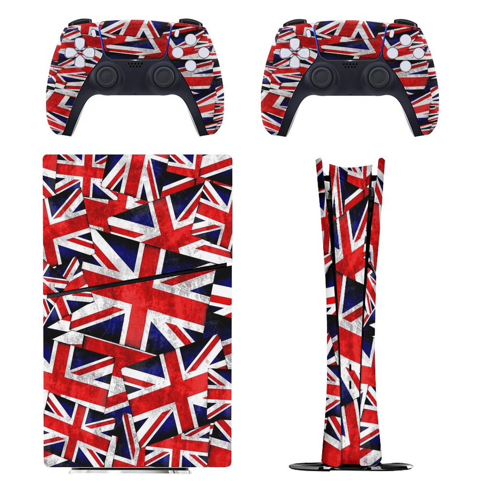 Union Jack British England UK Flag PS5/PS5 Pro/PS5 Slim Digital Disc ...