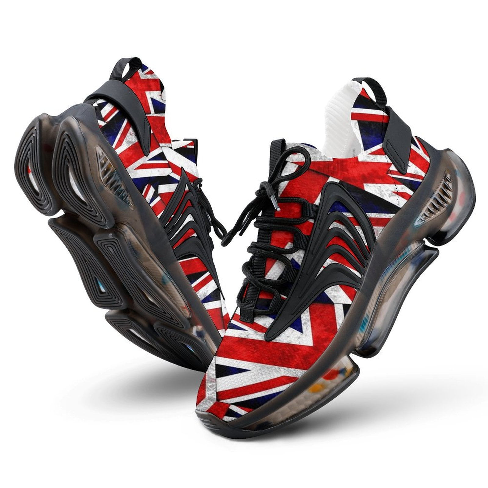Union Jack British England UK Flag Walking Shoes for Men Woman ...