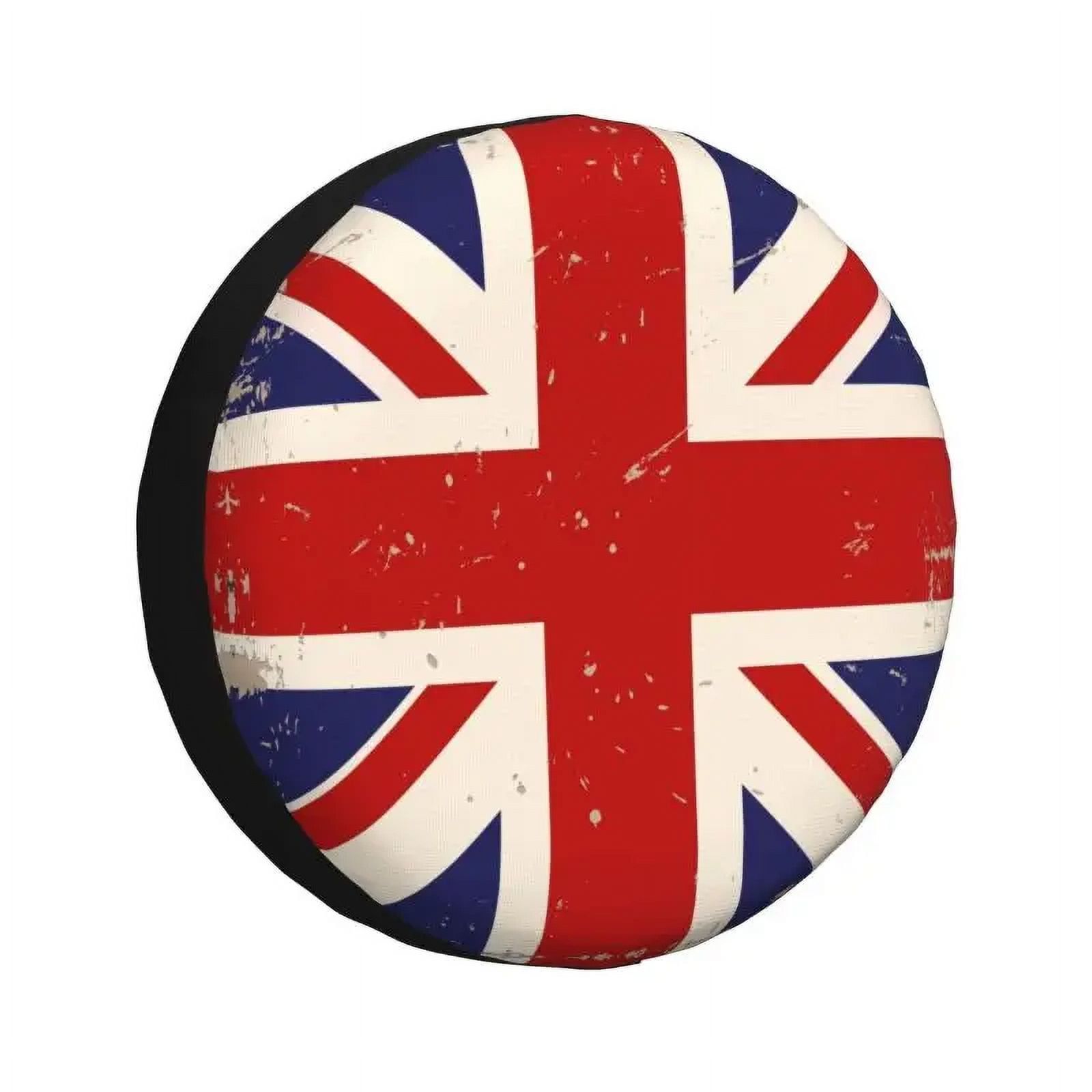 Union Jack British Flag Spare Wheel Tire Cover for Prado Pajero UK ...