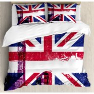 Dirty USA American Flag Duvet Cover Set Queen Size Textured US ...