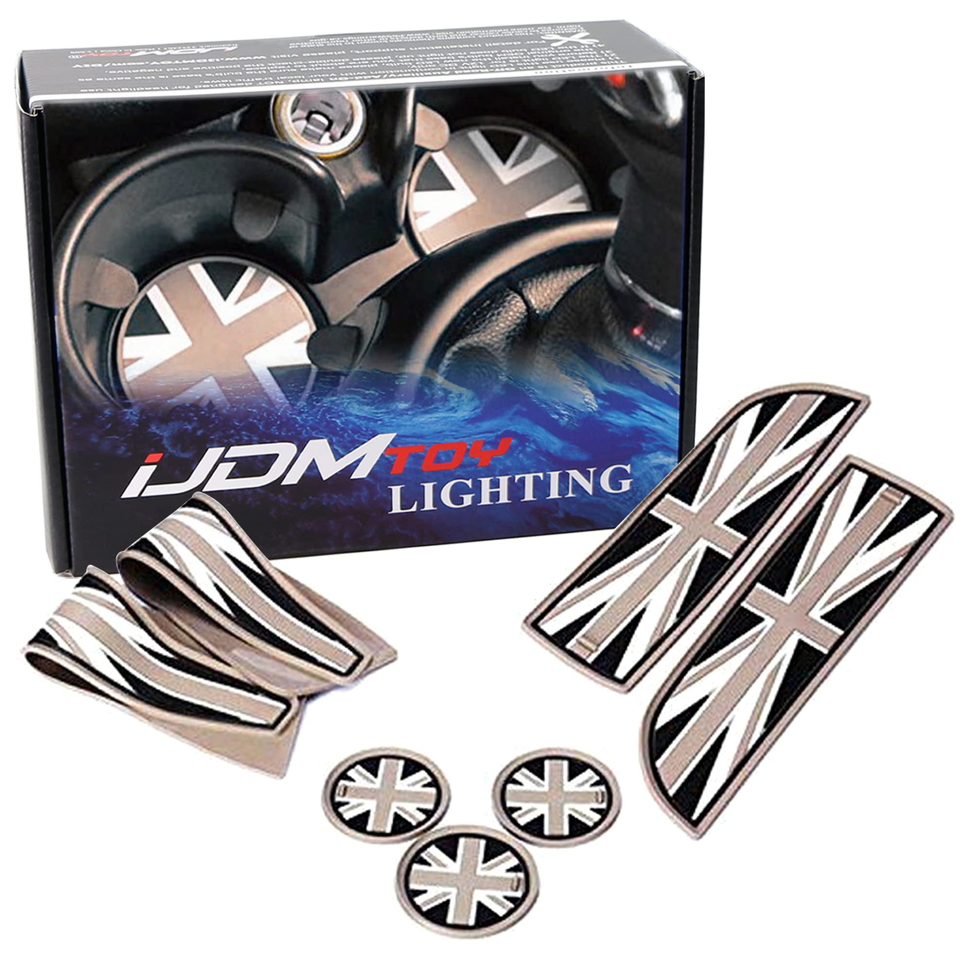 Union Jack Style Silicone Interior Cabin Mats For Mini Cooper R55 R56 ...