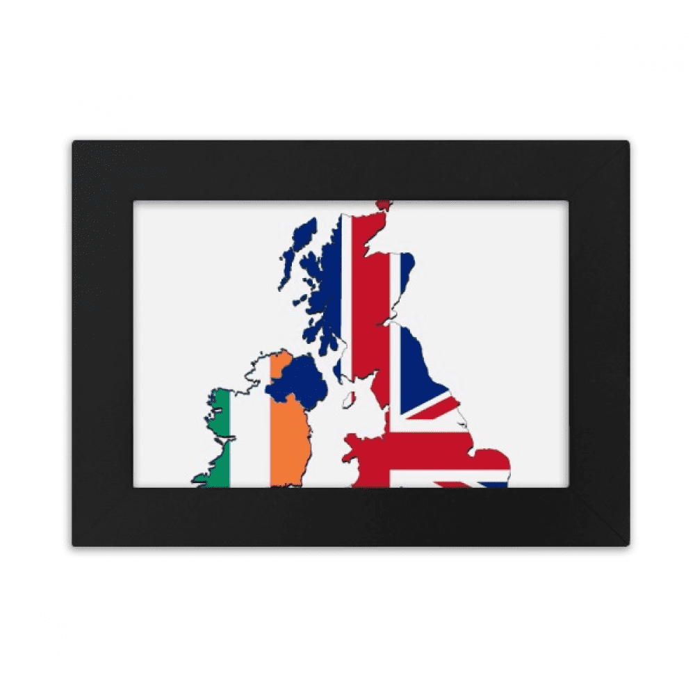 Union Jack UK Britain Irland Map Country Desktop Photo Frame Ornaments ...