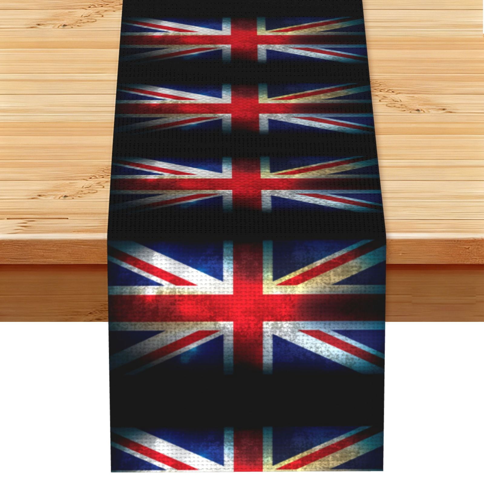 Union Jack United Kingdom Flag Vintage Table Runner 13x72 Inch for ...