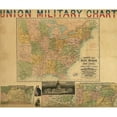 Union Military Chart 1861 by Vintage Maps - Walmart.com