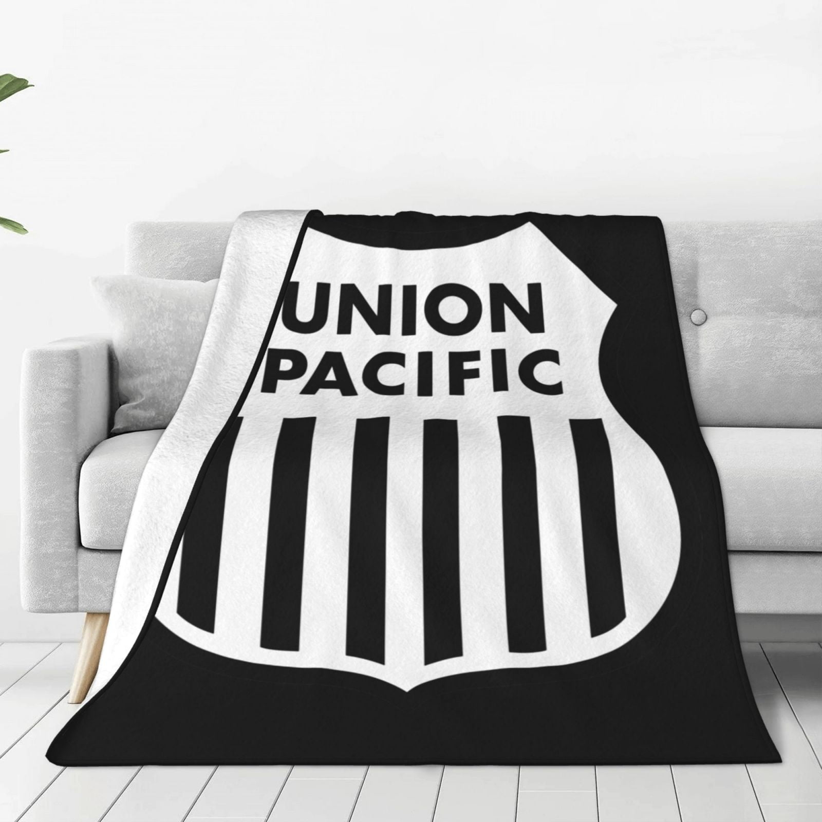 Union Pacific Logo Bed Blanket Fleece Throw Blankets Sofa Plush Soft ...