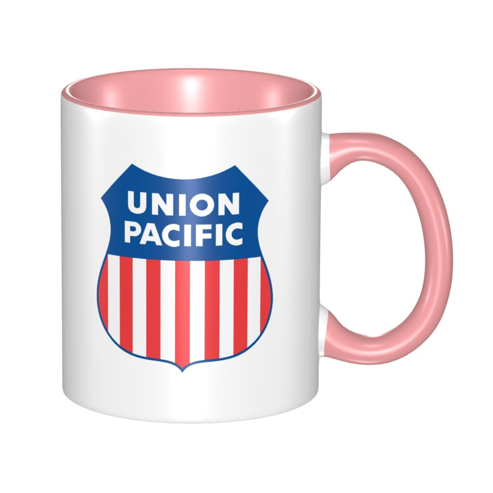 Union Pacific Logo Classic Coffee Mugs Stylish Ceramic Cup with Handles ...