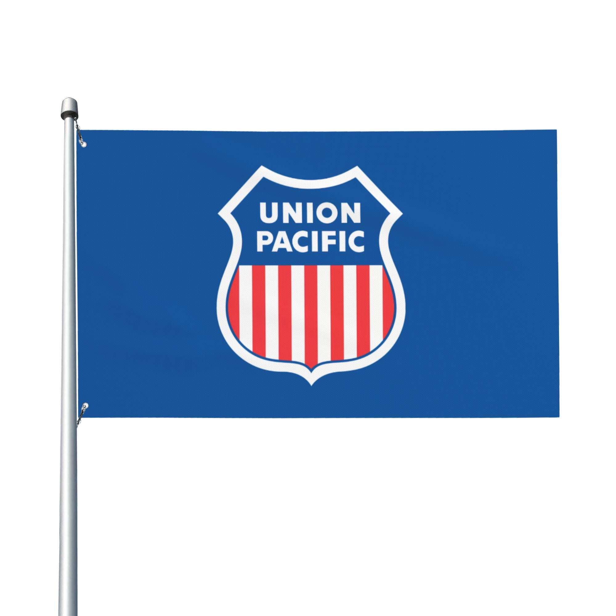 Union Pacific Logo Flag Home Garden Flag Banner Breeze Banner Sign ...