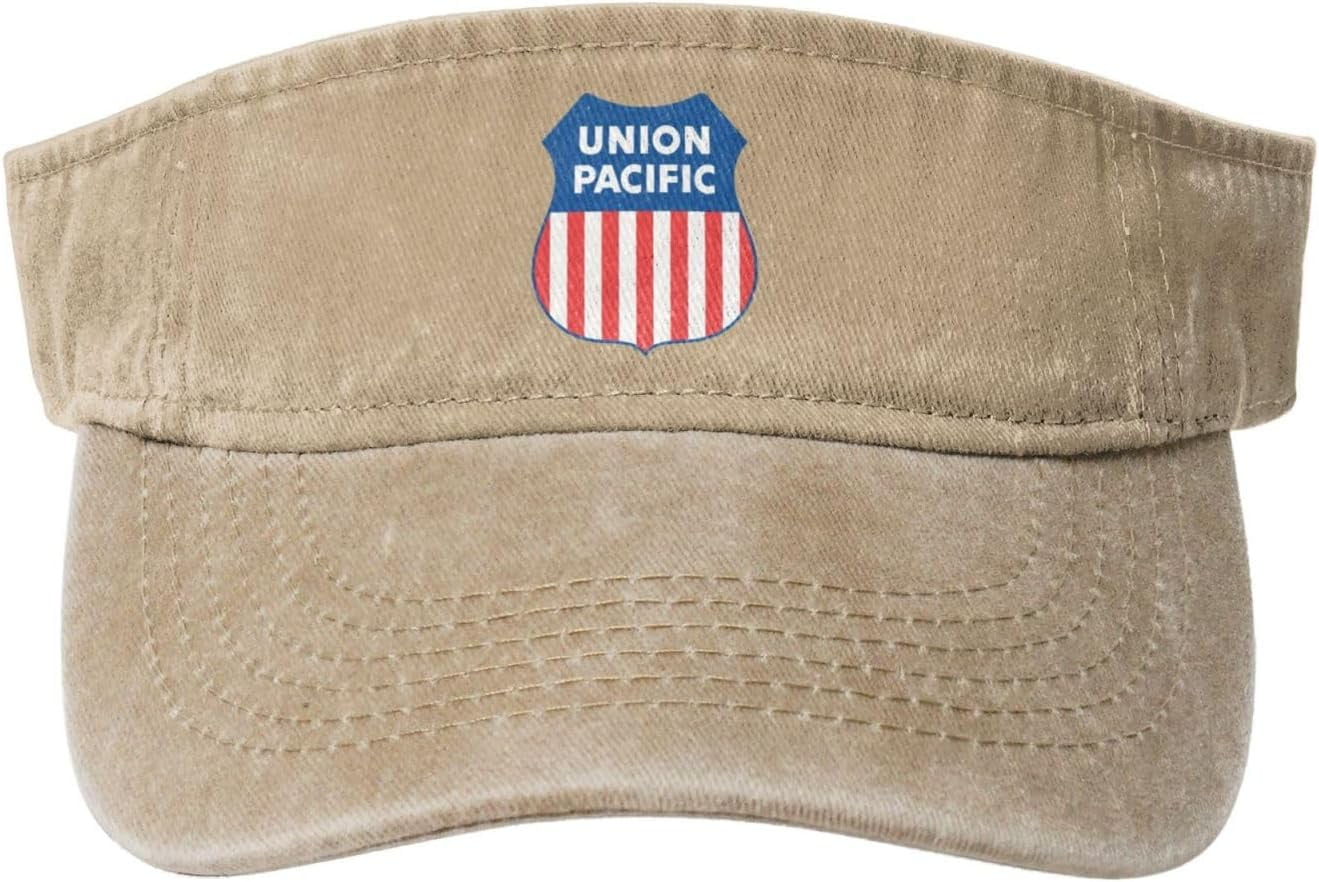 Union Pacific Railroad Sport Sun Visor Hats Adjustable Empty Top ...